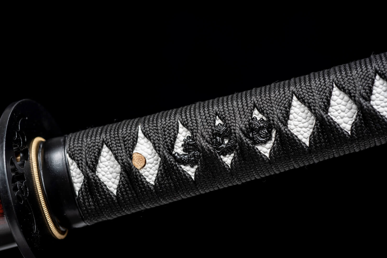 Handmade Japanese Samurai Katana Spring Steel Solid Wood Paint Sheath ...